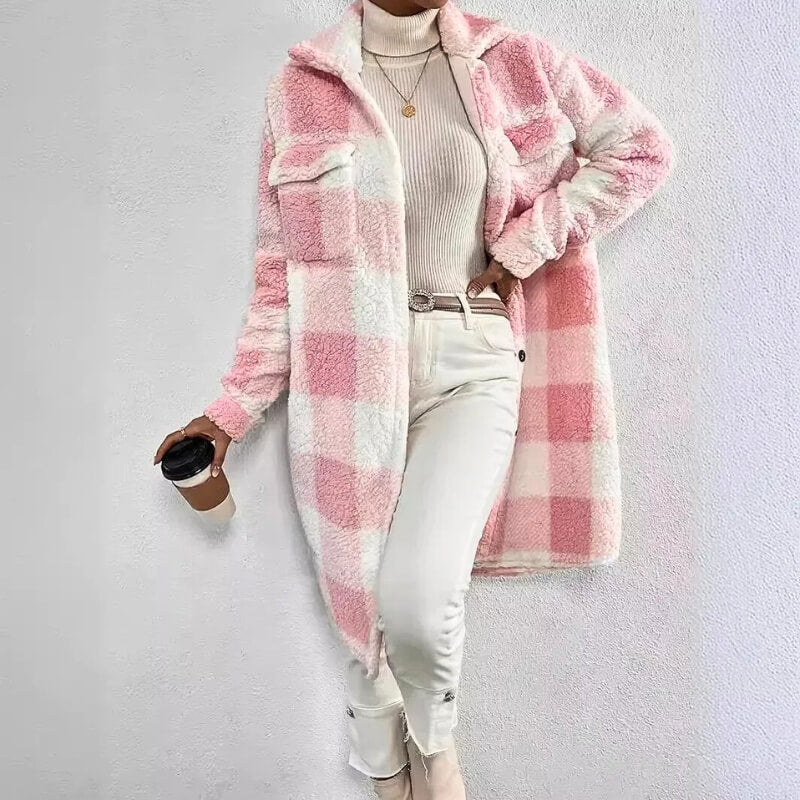 Snuggly Checkered Coat – Anderson Clark